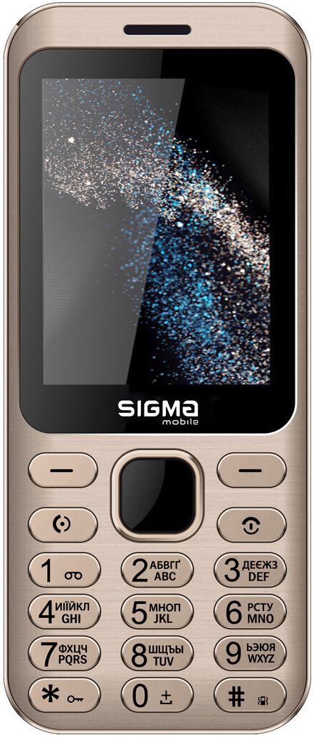 ᐉ Мобільний телефон SIGMA X-style 33 Steel Gold — купити в Києві і ...