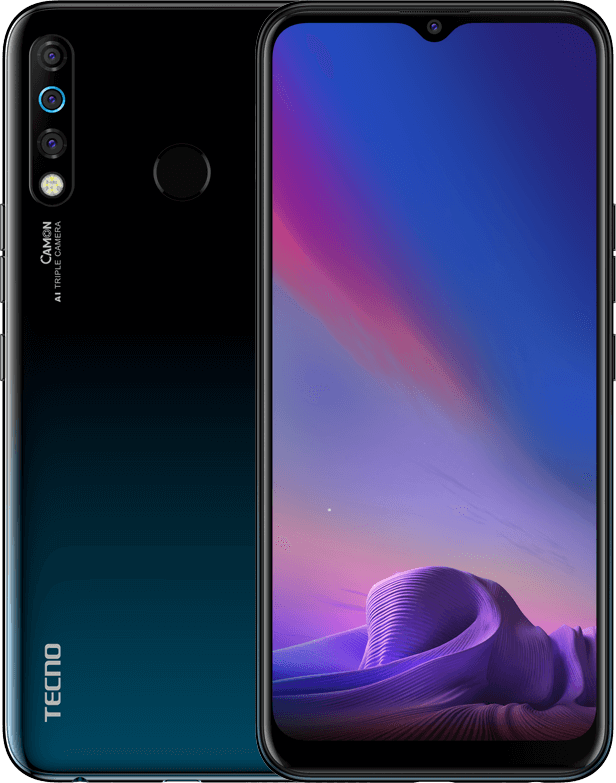 ᐉ Смартфон TECNO Camon 12 4/64GB (CC7) Dark Jade — купити в Києві і ...