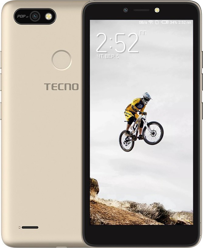 ᐉ Смартфон TECNO POP 2F (B1F) 1/16Gb Champagne Gold — купить в Киеве и ...