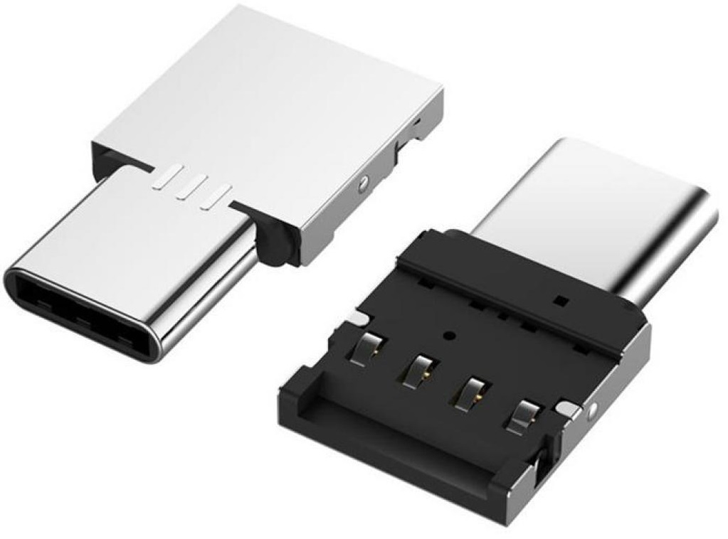 ᐉ Адаптер до кабелю ХОКО AC-045 USB-Type-C срібний (XK-AC045-SL ...