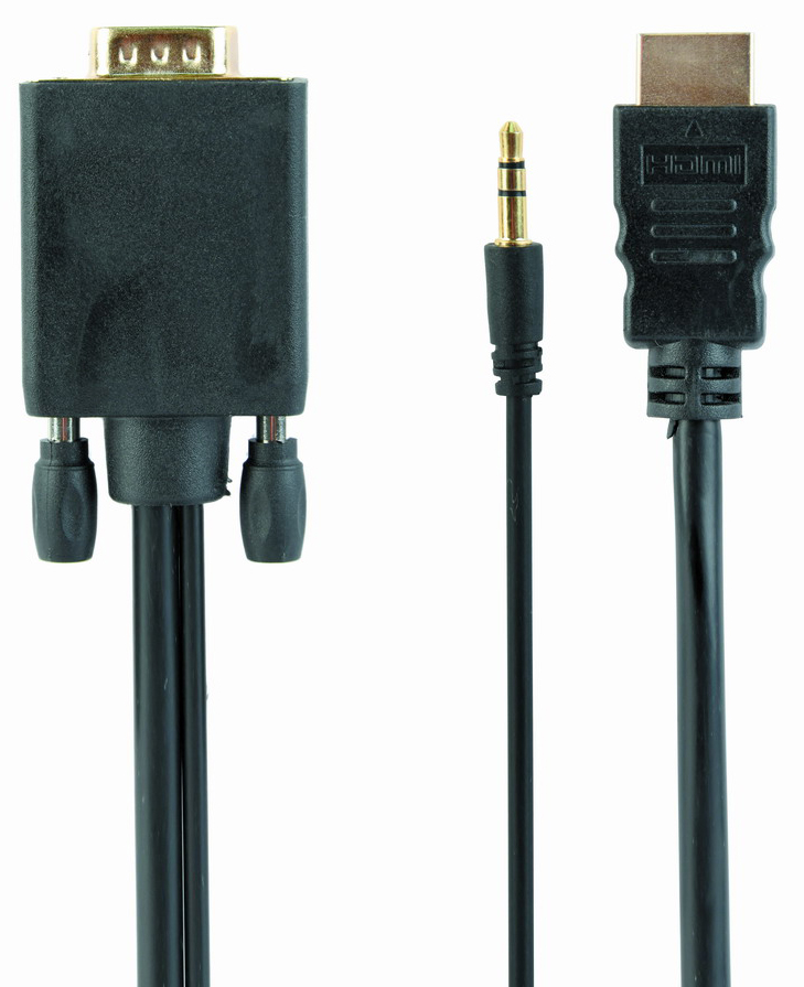 ᐉ Кабель CABLEXPERT HDMI - VGA 1.8м (A-HDMI-VGA-03-6) — купити в Києві ...