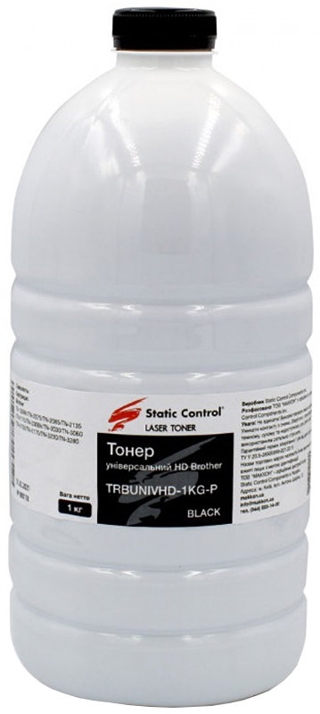 ᐉ Тонер універсальний STATIC CONTROL для HD Brother 1 кг (TRBUNIVHD-1KG ...