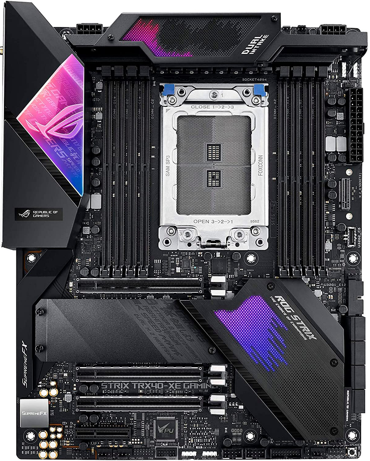 ᐉ Материнcька плата ASUS ROG Strix TRX40-XE Gaming (sTRX4 TRX40) ATX ...