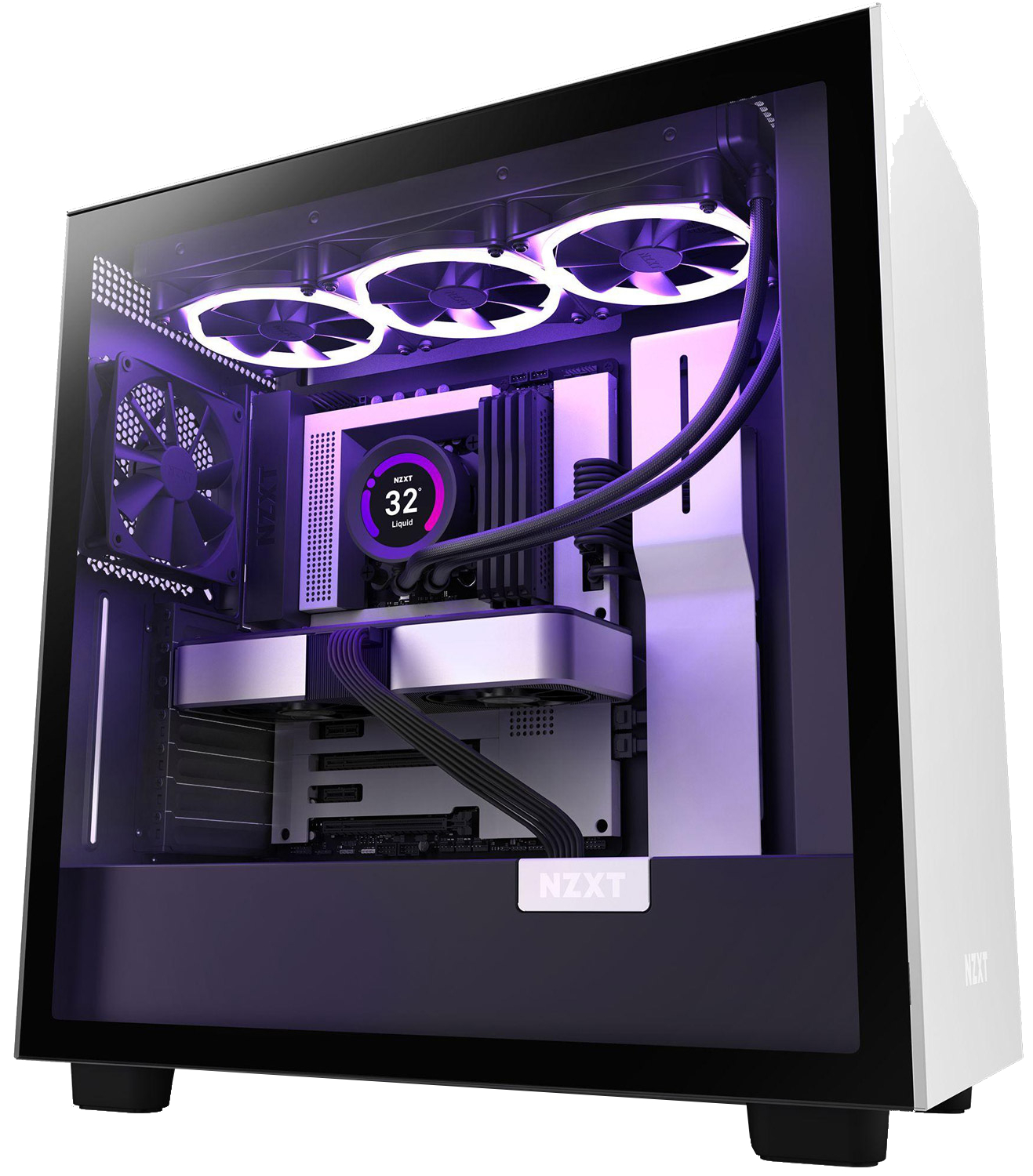 ᐉ Корпус NZXT H7 V1 2022 Base Edition Black/White (CM-H71BG-01 ...