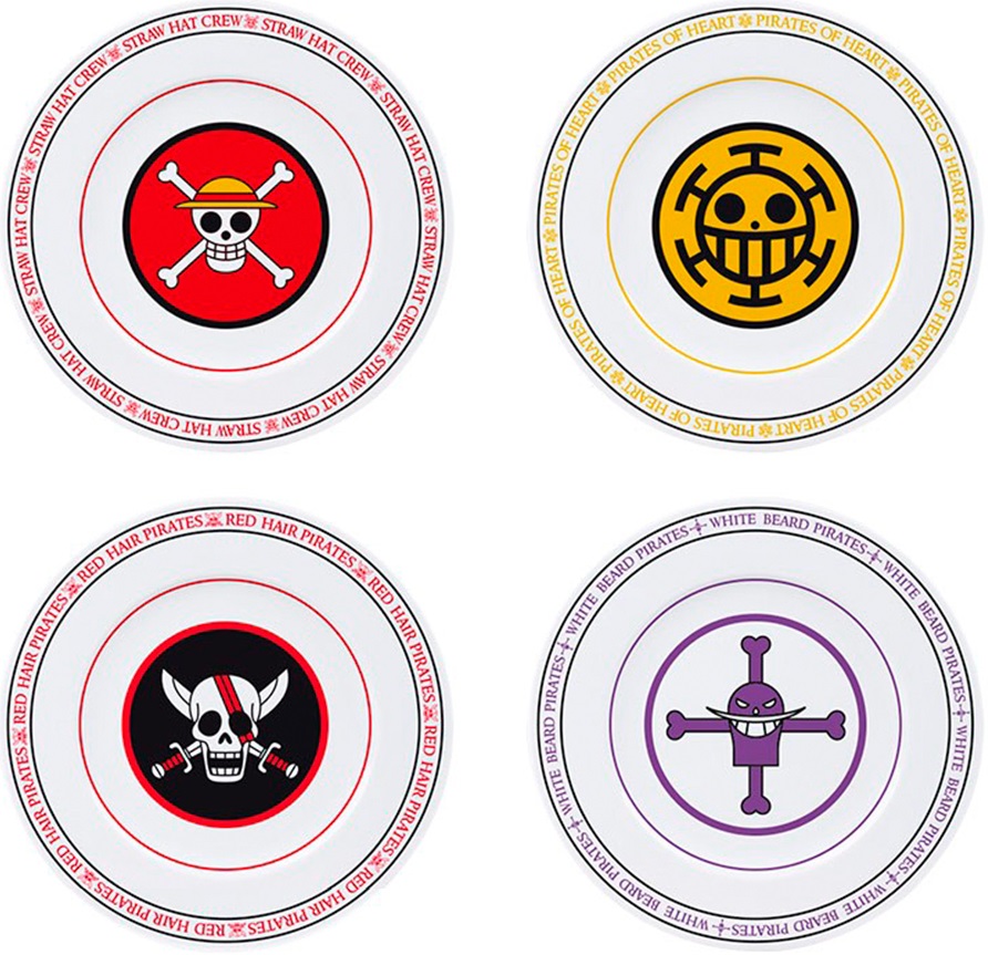 ᐉ Набір тарілок ABYSTYLE One Piece Emblems (ABYTAB016) — купити в Києві ...