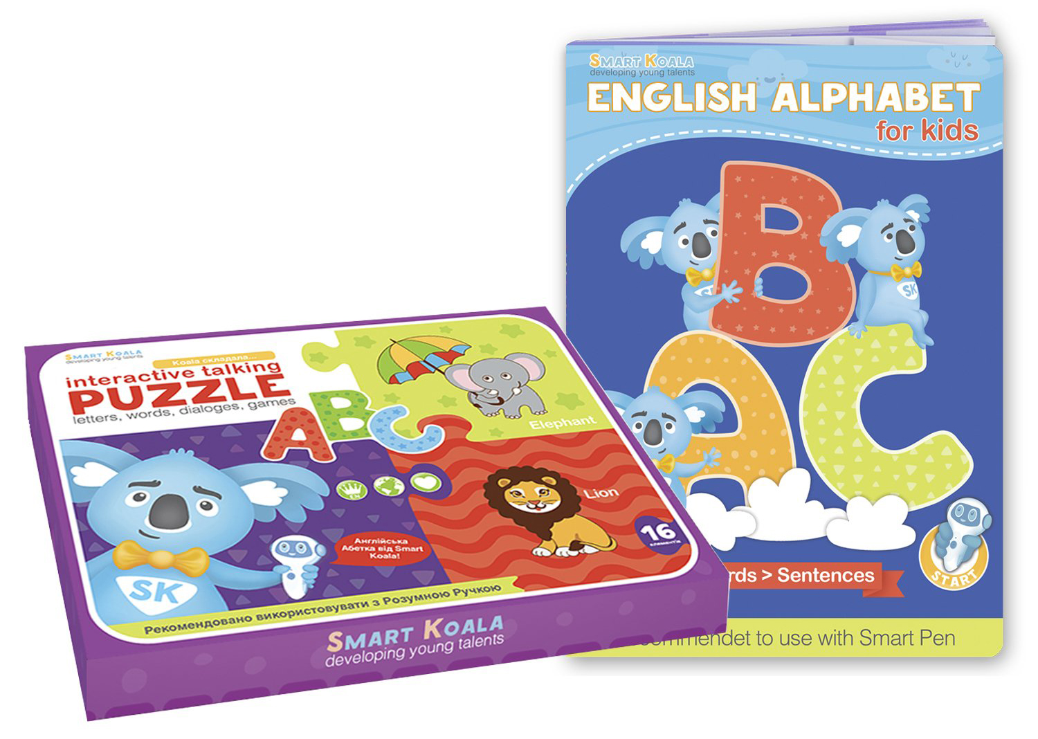 ᐉ Пазл інтерактивний SMART KOALA ABC + Англійский алфавіт (SKABC_EA ...