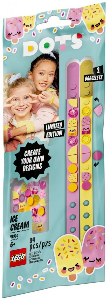 ᐉ Конструктор LEGO DOTS Браслет для лучших друзей Мороженое (41910 ...