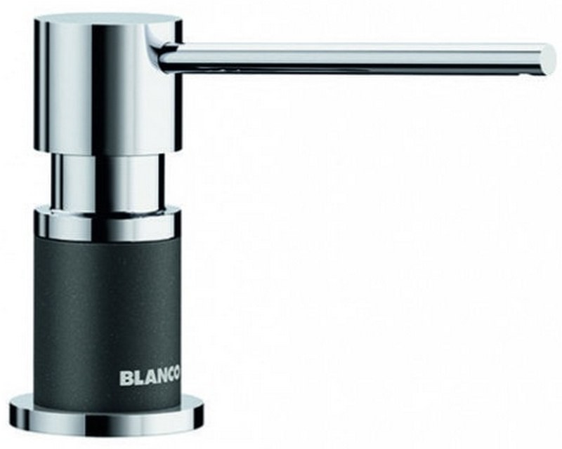 ᐉ Дозатор для миючих засобів BLANCO 526177 LATO Chrome/Black — купити в ...
